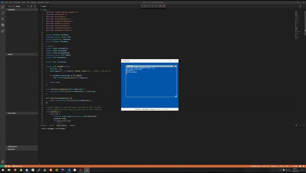 Amiga Development with Visual Studio Code
